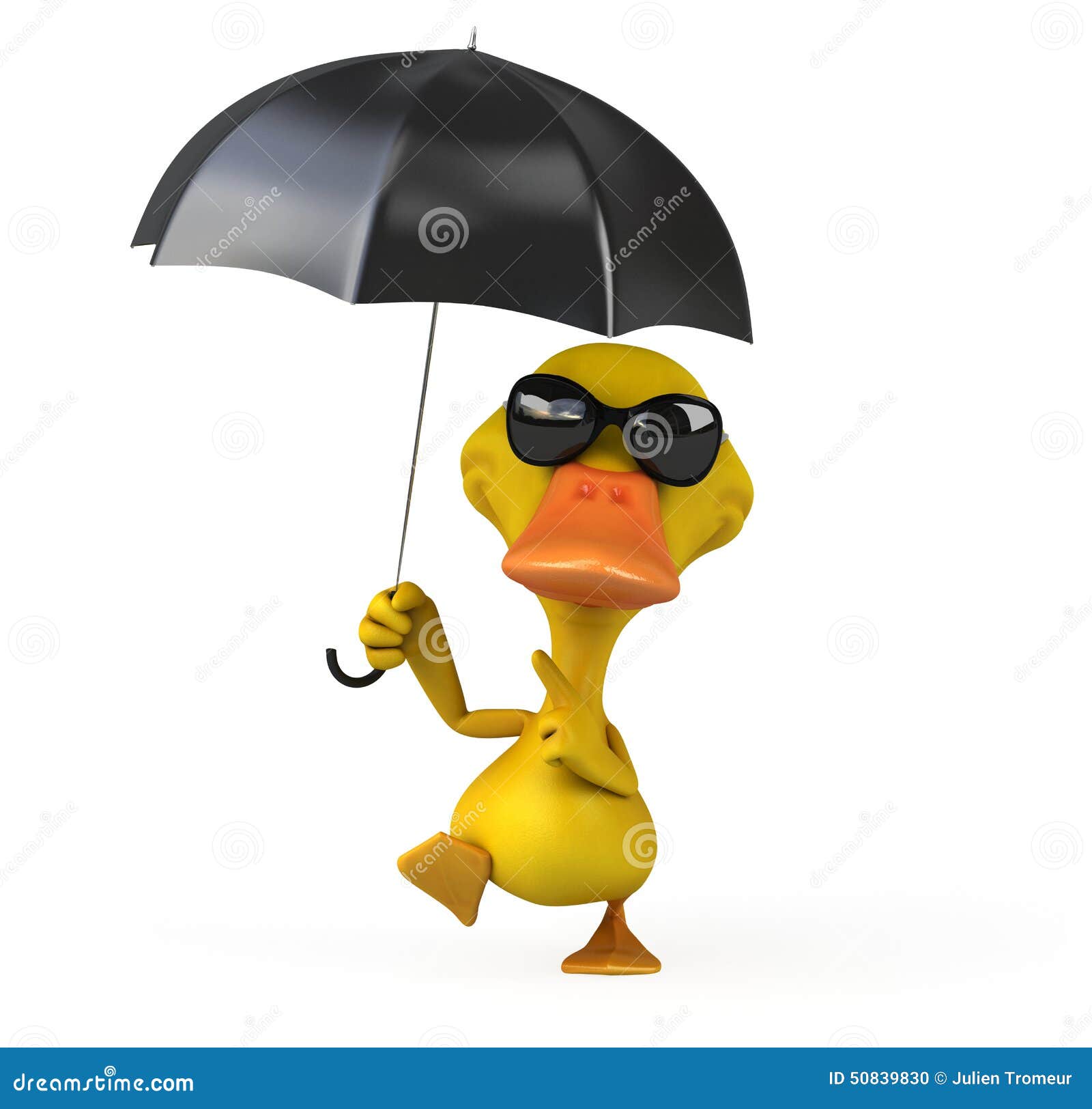 Fun duck stock illustration. Illustration of animal, quack - 50839830