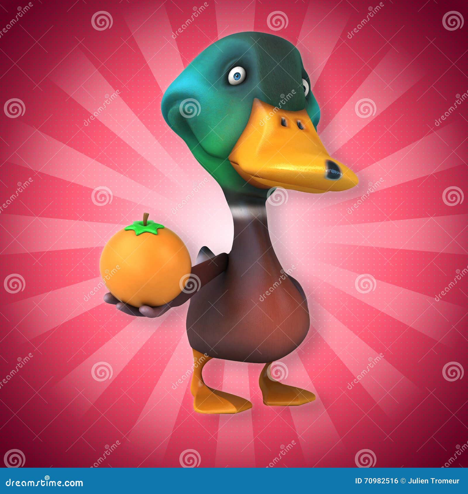 Fun duck stock illustration. Illustration of hunting - 70982516