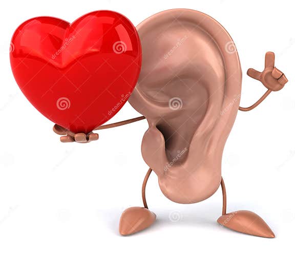 Fun ear stock illustration. Illustration of music, symbol - 45041230