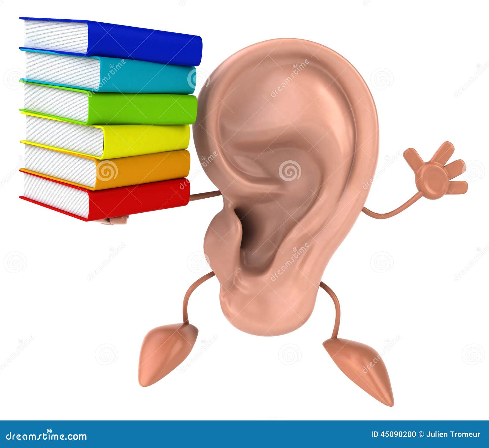 Fun ear stock illustration. Illustration of symbol, skin - 45090200