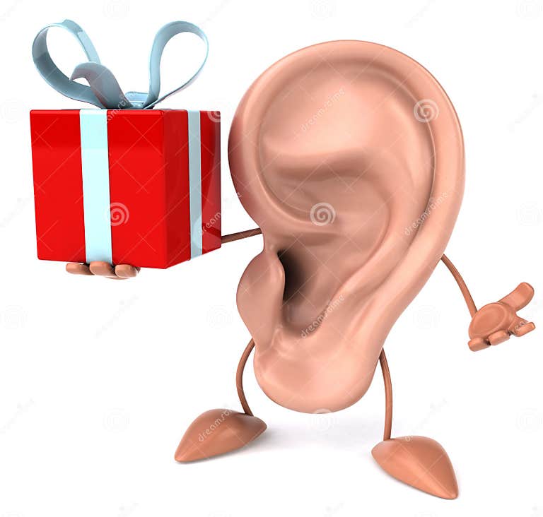 Fun ear stock illustration. Illustration of christmas - 45090339