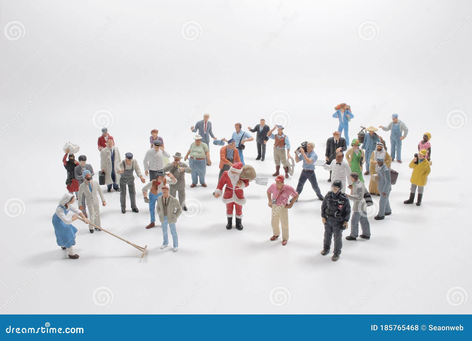 A Fun of Employee Figure of Industrial Classification Stock Photo ...
