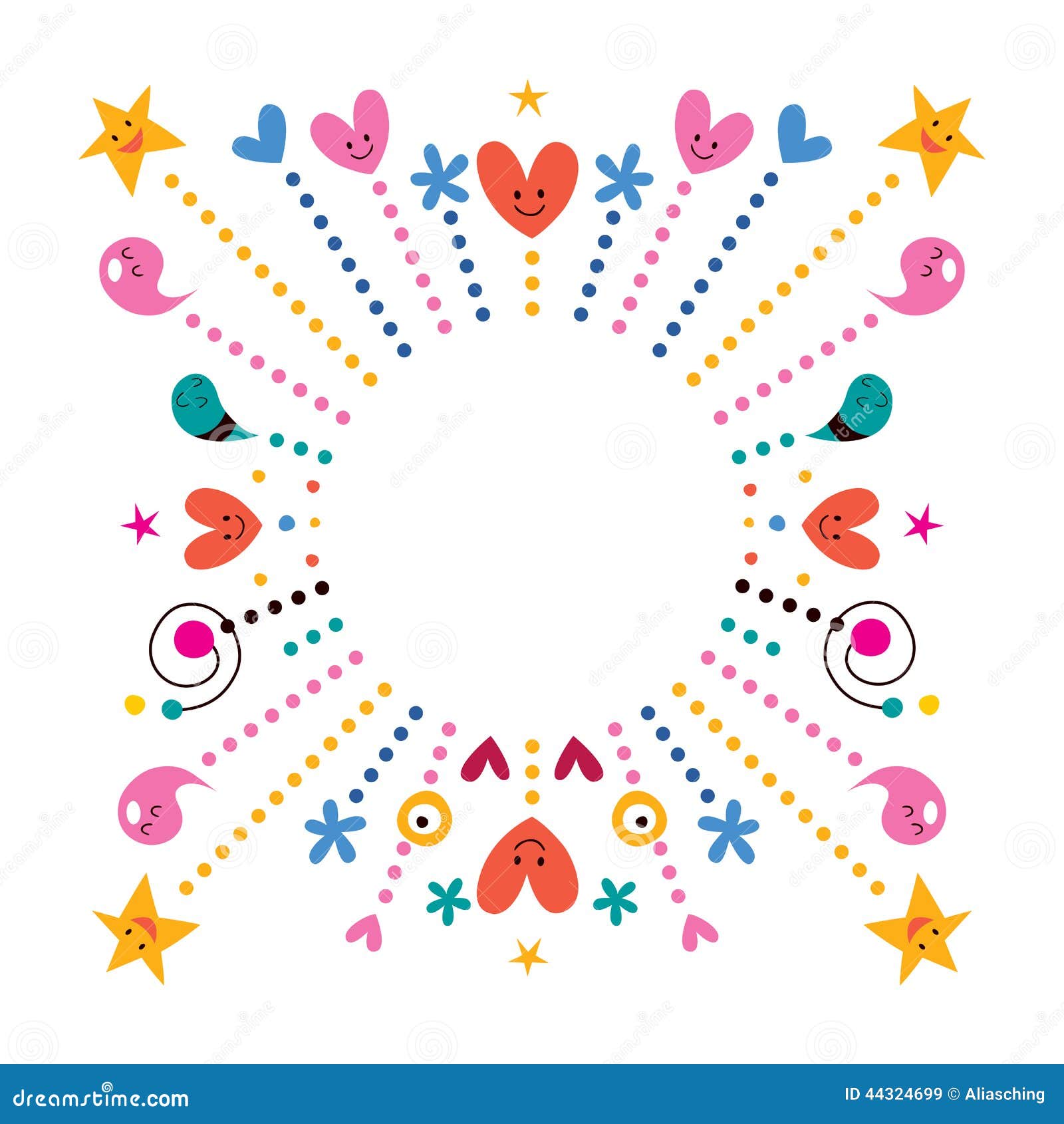 Fun explosion frame stock vector. Illustration of celebration - 44324699