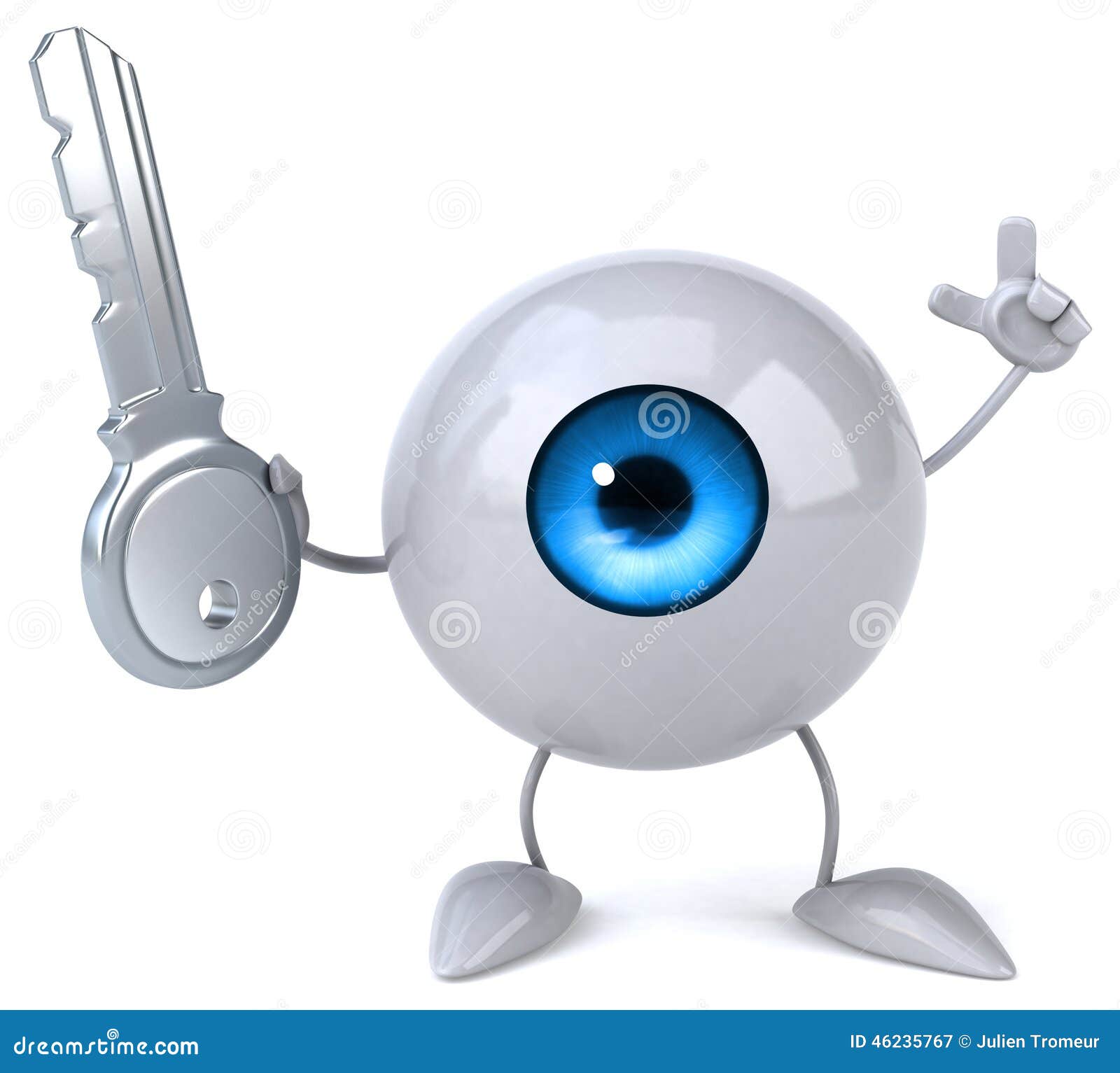 Fun eye stock illustration. Illustration of blue, abstract - 46235767