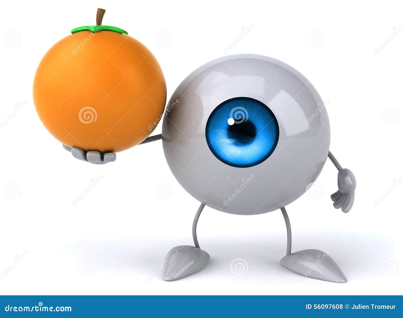 Fun eye stock illustration. Illustration of human, view - 56097608