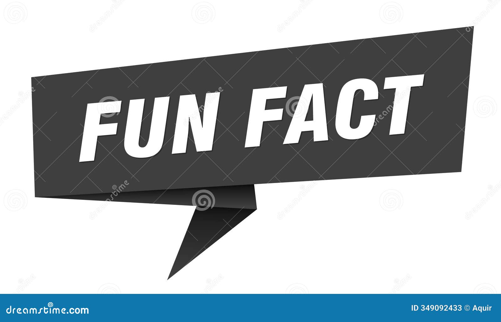 Fun Fact Banner. Fun Fact Speech Bubble, Label, Sticker, Sign Template ...