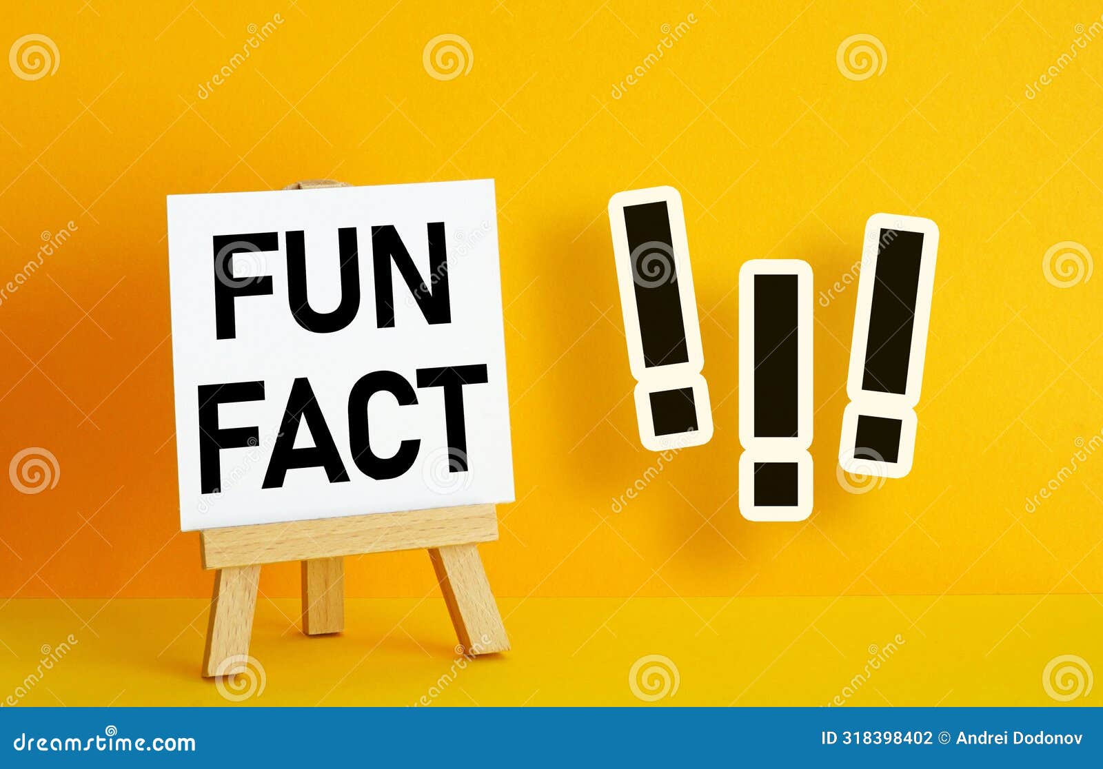 Fun Fact is Shown Using the Text Stock Photo - Image of aspirations ...