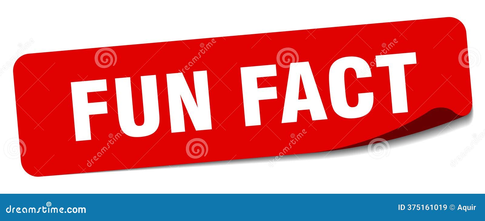 Fact Sticker Vector Illustration | CartoonDealer.com #121944990