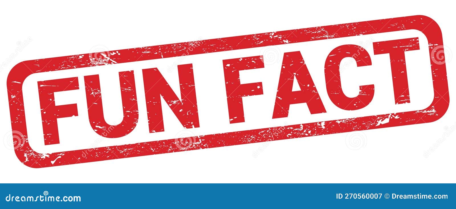 FUN FACT Text Written on Red Rectangle Stamp Stock Illustration ...