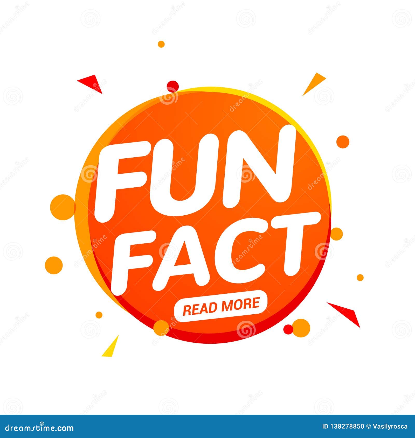 Fun Fact Typography Bubble. Did You Know Knowledge Design Text Message ...