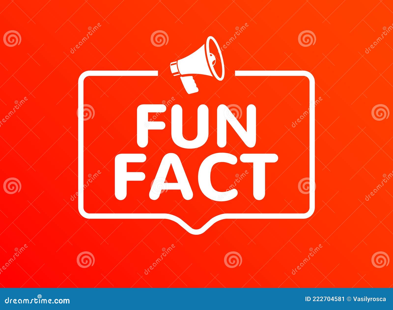 Fun Fact Typography Bubble. Did You Know Knowledge Design Text Message ...