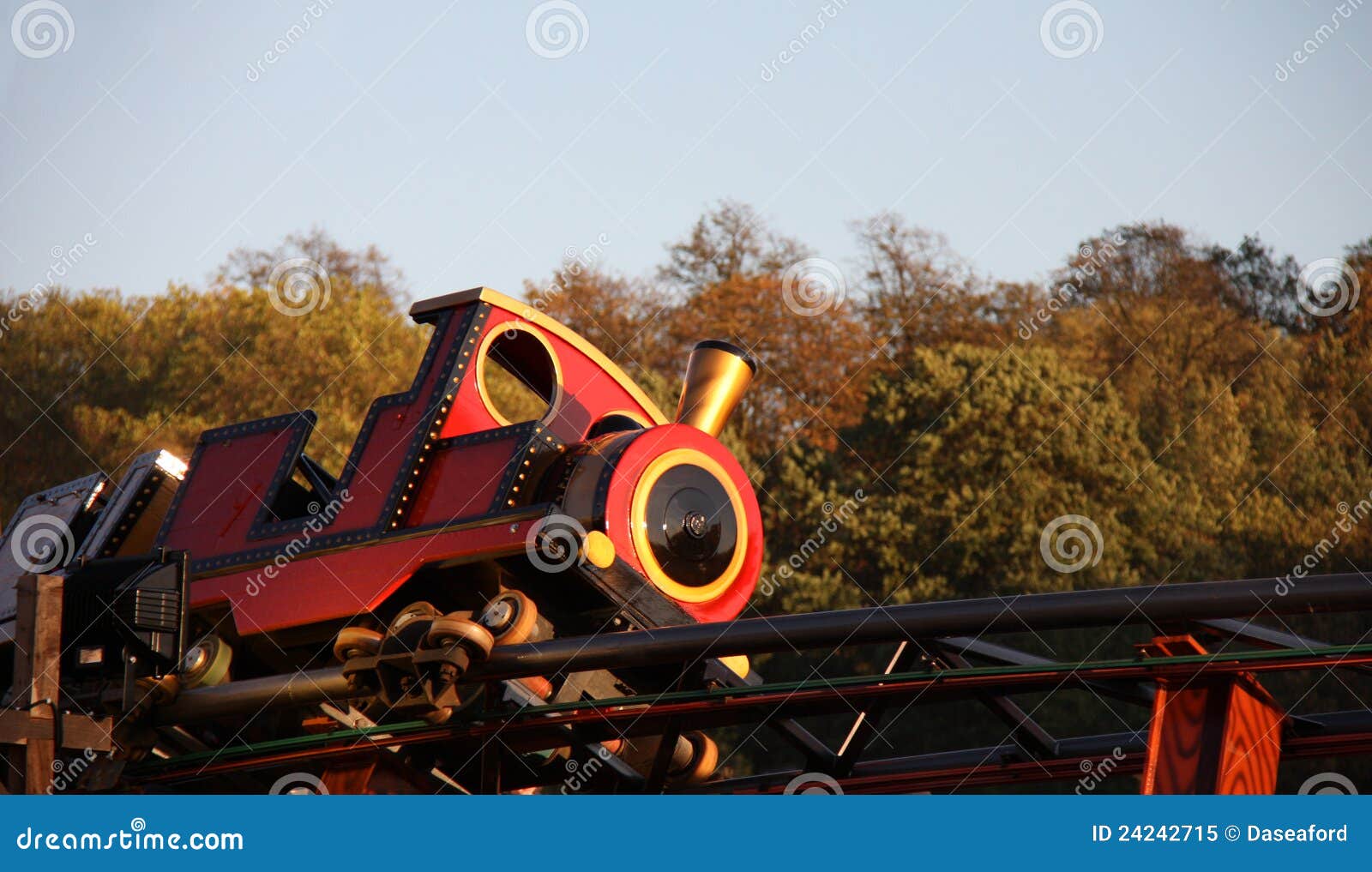 Fun Fair. stock image. Image of colour, thrill, train - 24242715