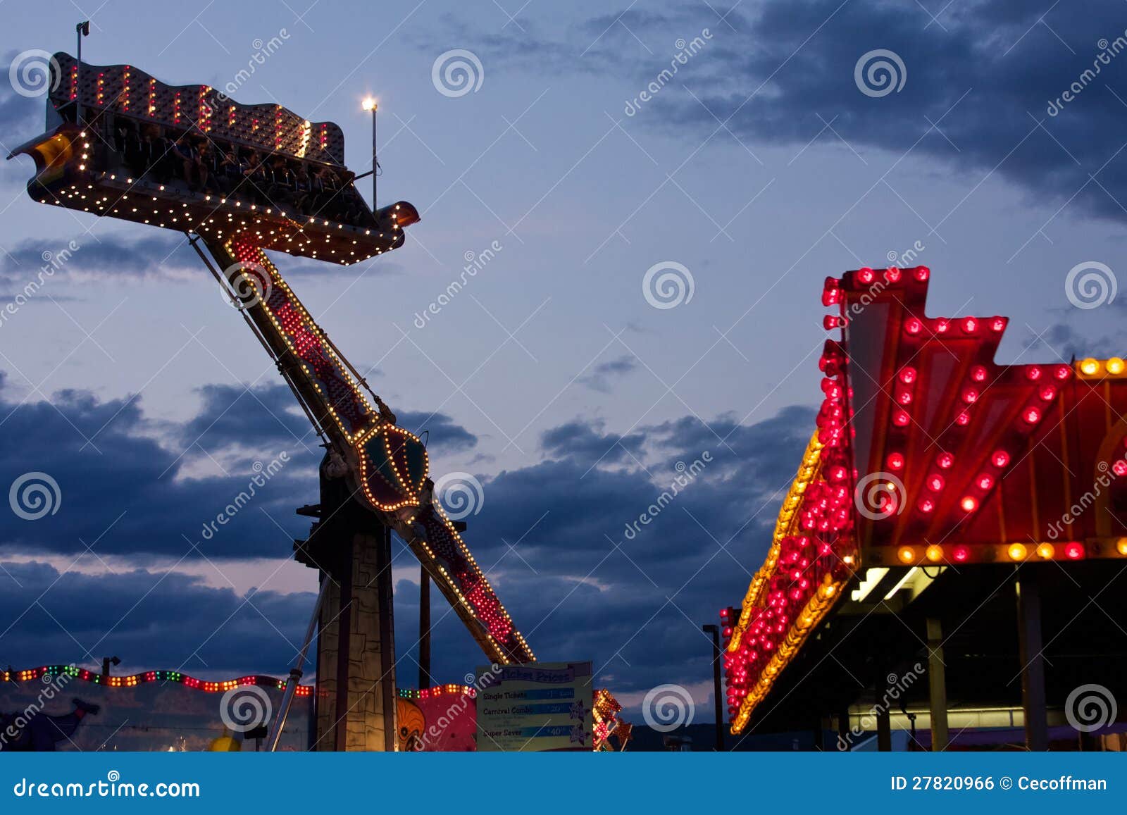 Fun at the Fair stock photo. Image of thrill, ride, entertainment ...