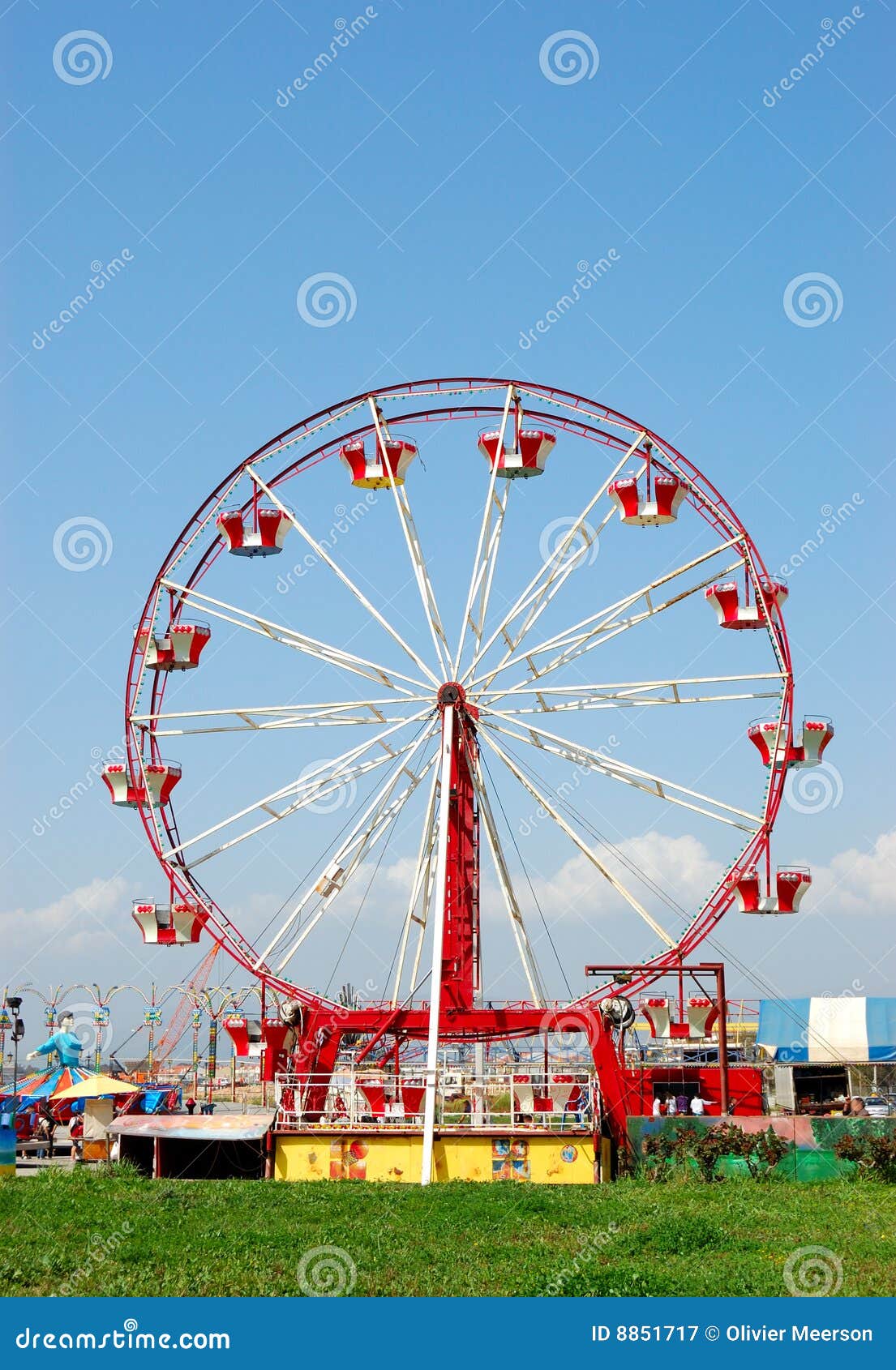 Fun fair stock image. Image of circle, wheel, fair, color - 8851717