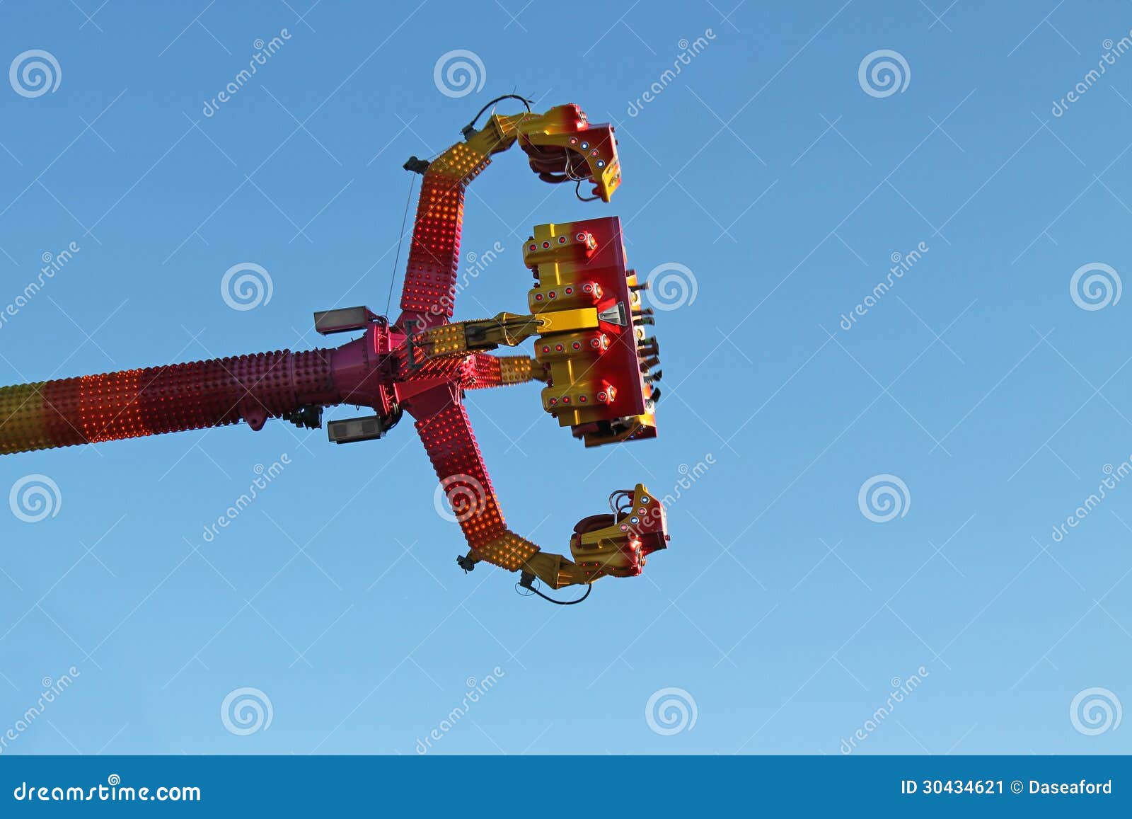 Fun Fair Amusement Ride. stock image. Image of entertainment - 30434621