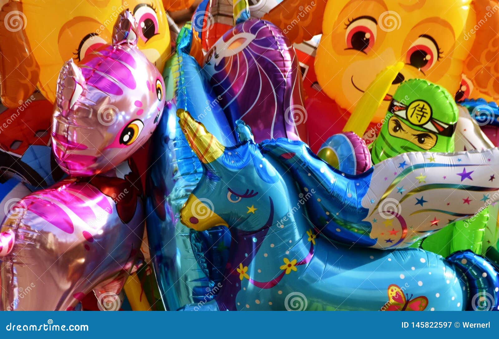 Fun fair balloons editorial photography. Image of fair - 145822597