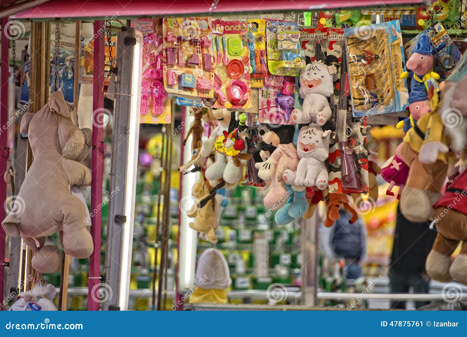 Fun Fair Carnival Luna Park Shooting Gallery Editorial Photo - Image of ...