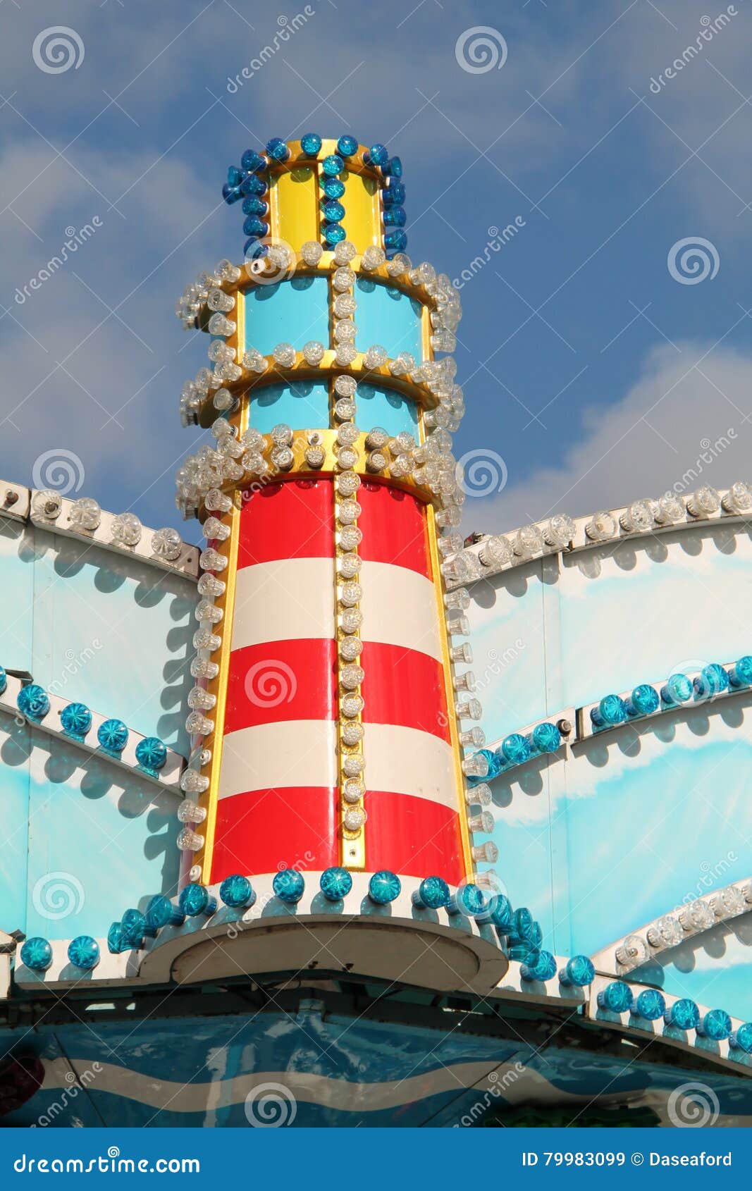 Fun Fair Lights. stock image. Image of adventure, bulbs - 79983099