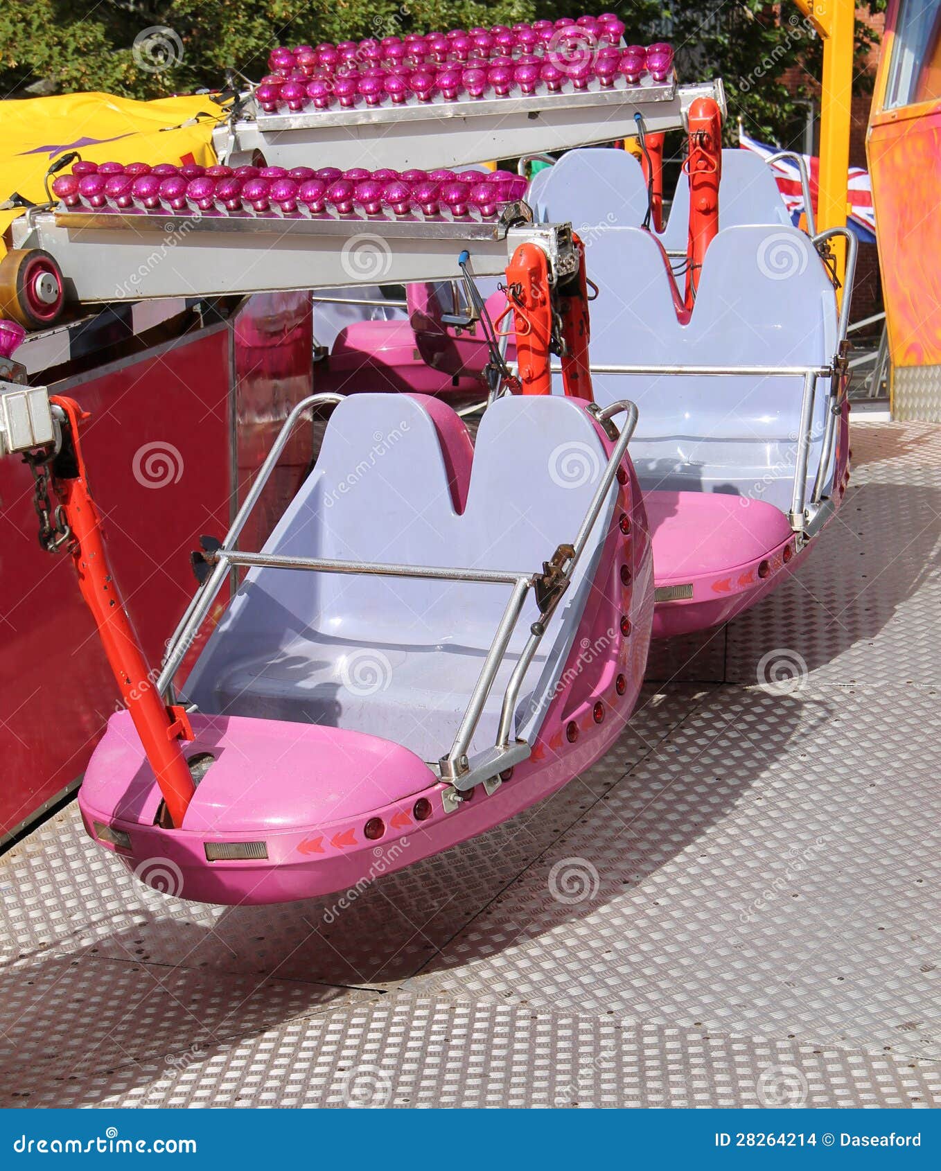 Fun Fair Ride. stock photo. Image of attraction, outdoors - 28264214