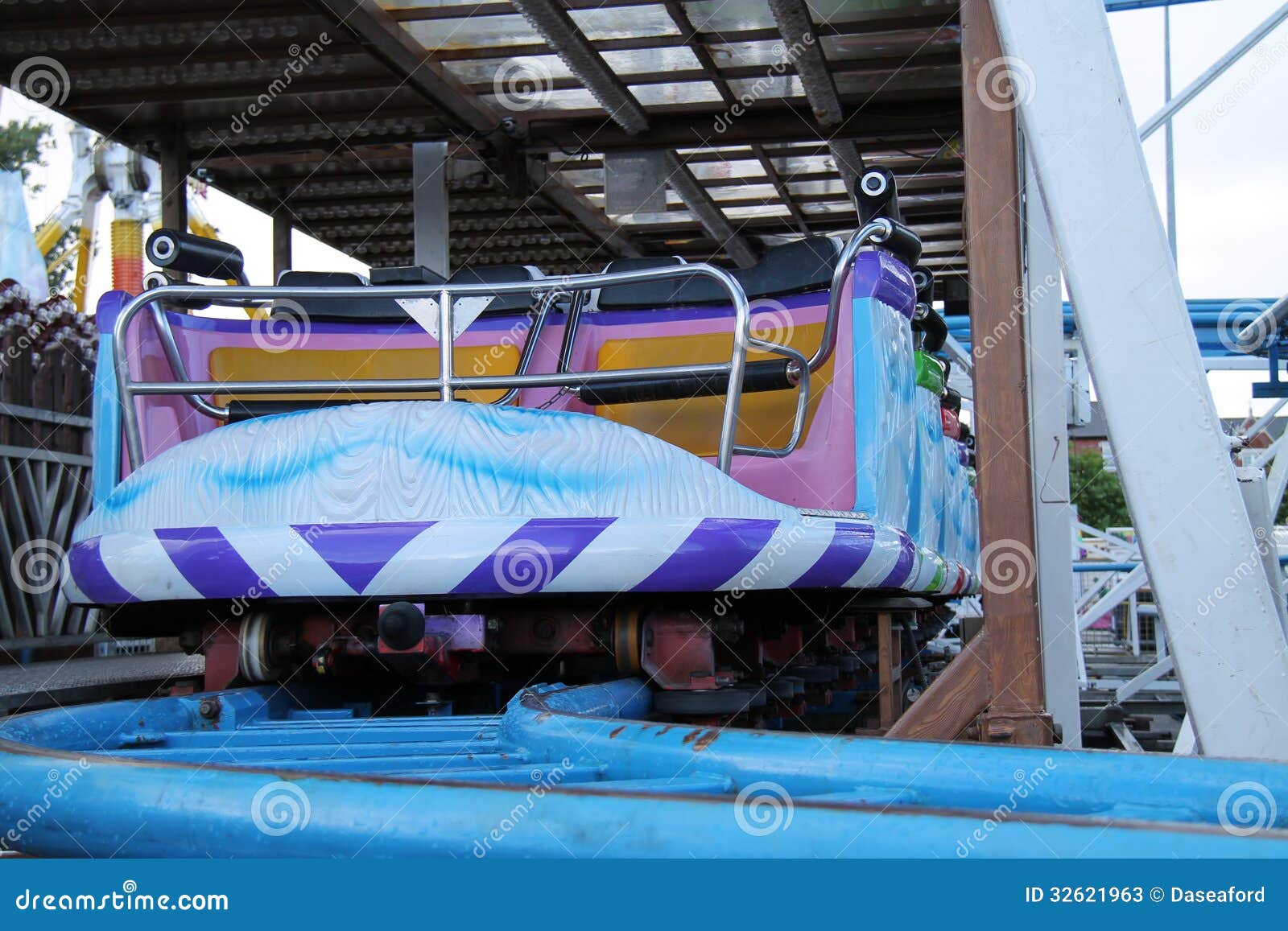 Fun Fair Ride. stock image. Image of theme, entertainment - 32621963