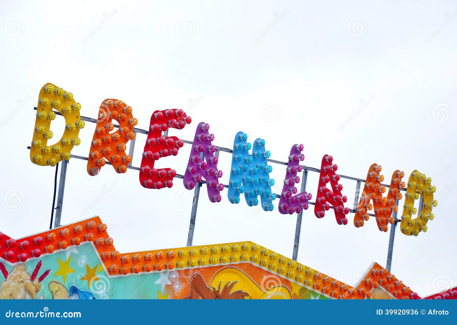 Fun fair sign stock photo. Image of games, entertainment - 39920936