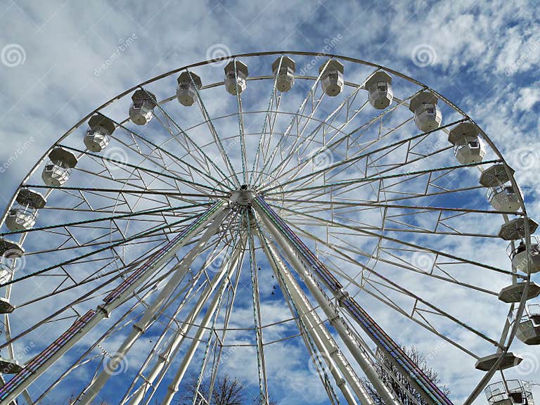 Fun Fair Wheel stock image. Image of colourful, observation - 107006211