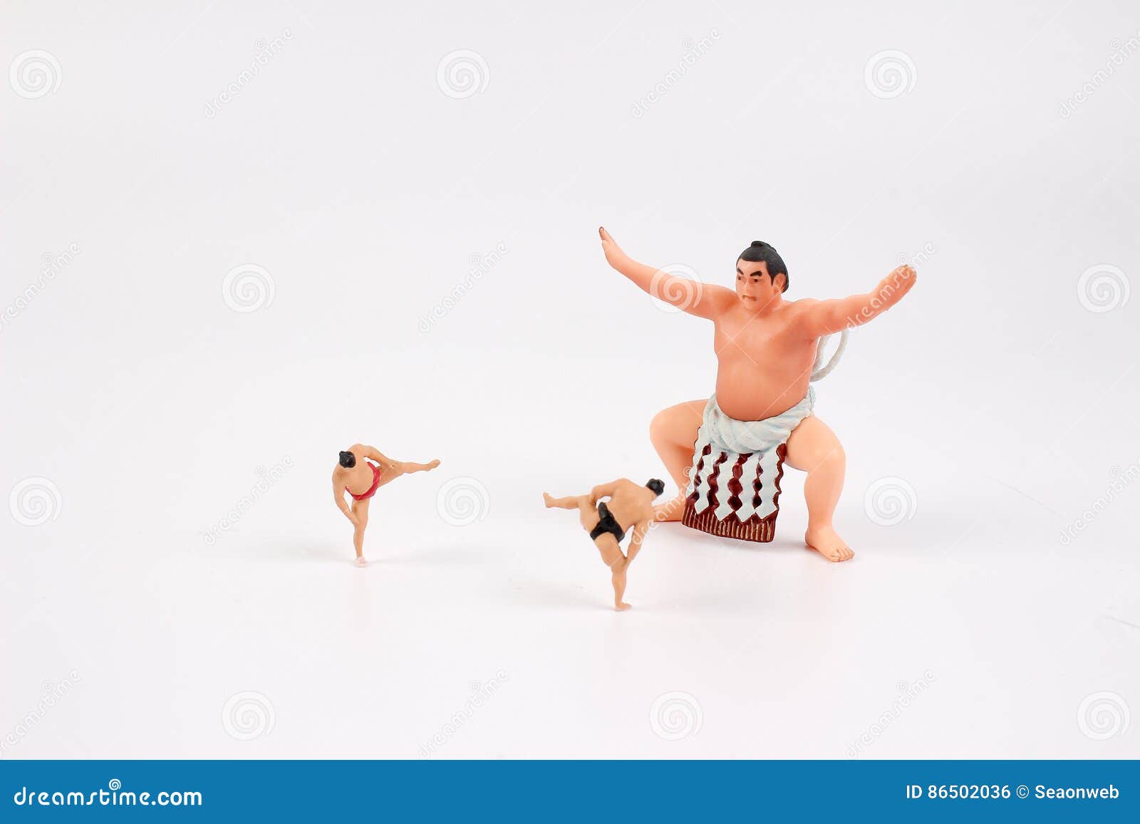 The Fun Figure of Sumo Wrestler Stock Photo - Image of healthy ...