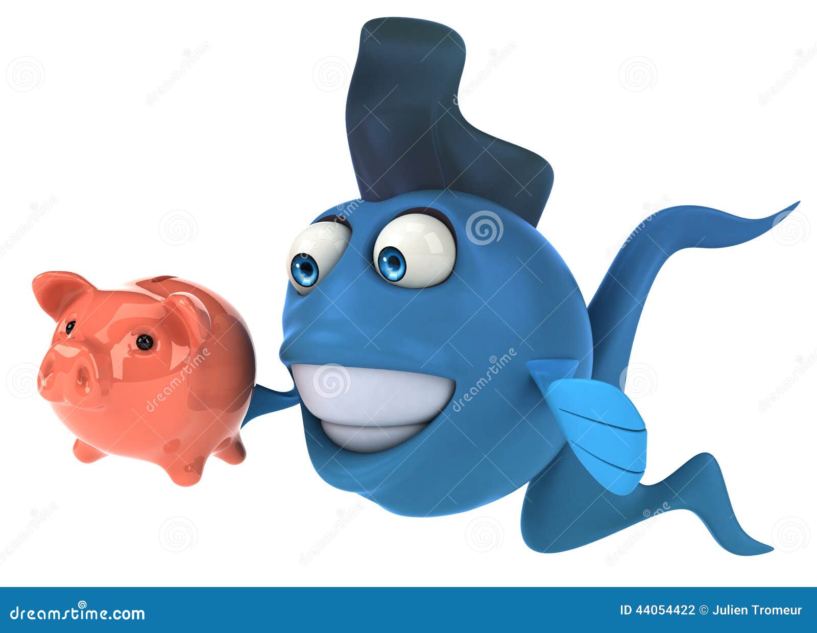 Fun fish stock illustration. Illustration of fish, animal - 44054422