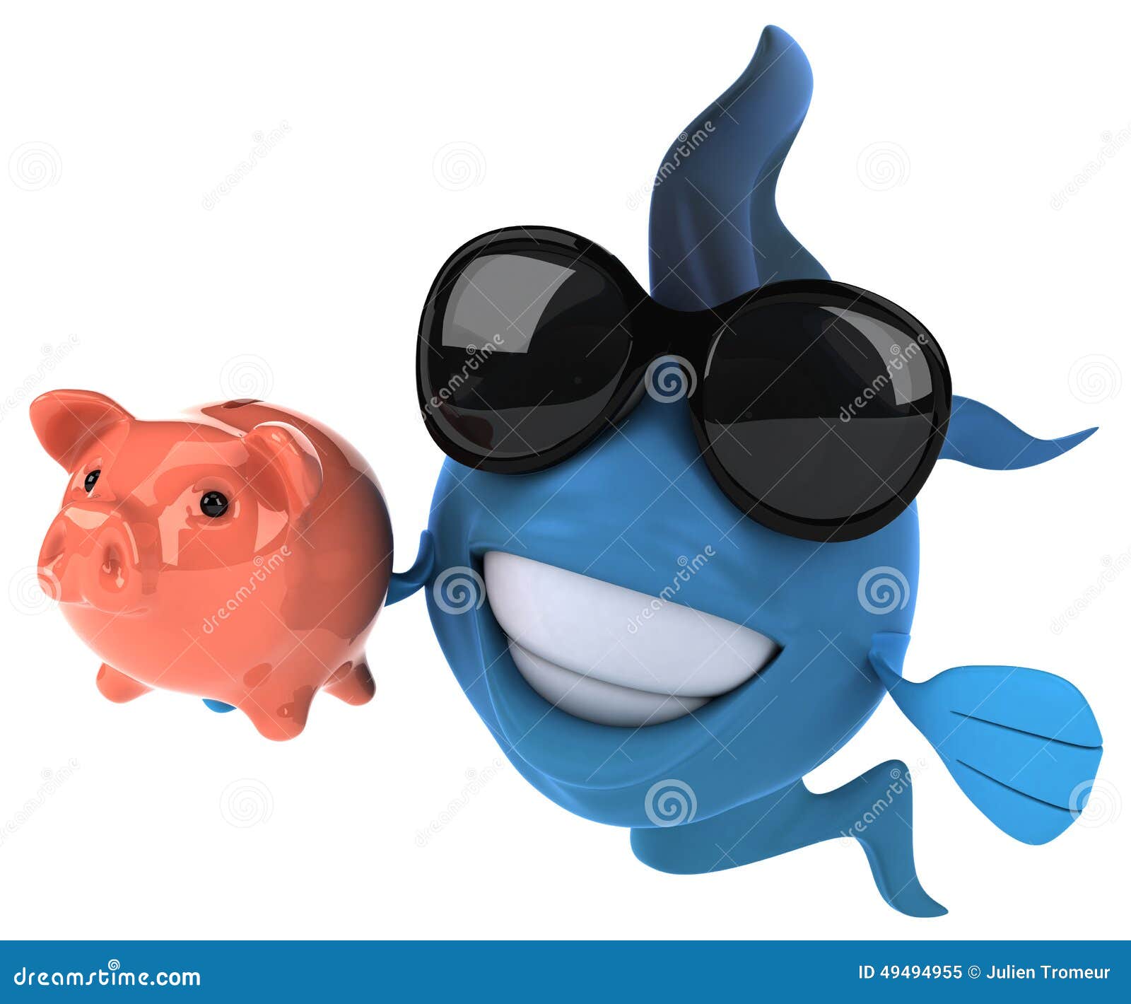 Fun fish stock illustration. Illustration of isolated - 49494955