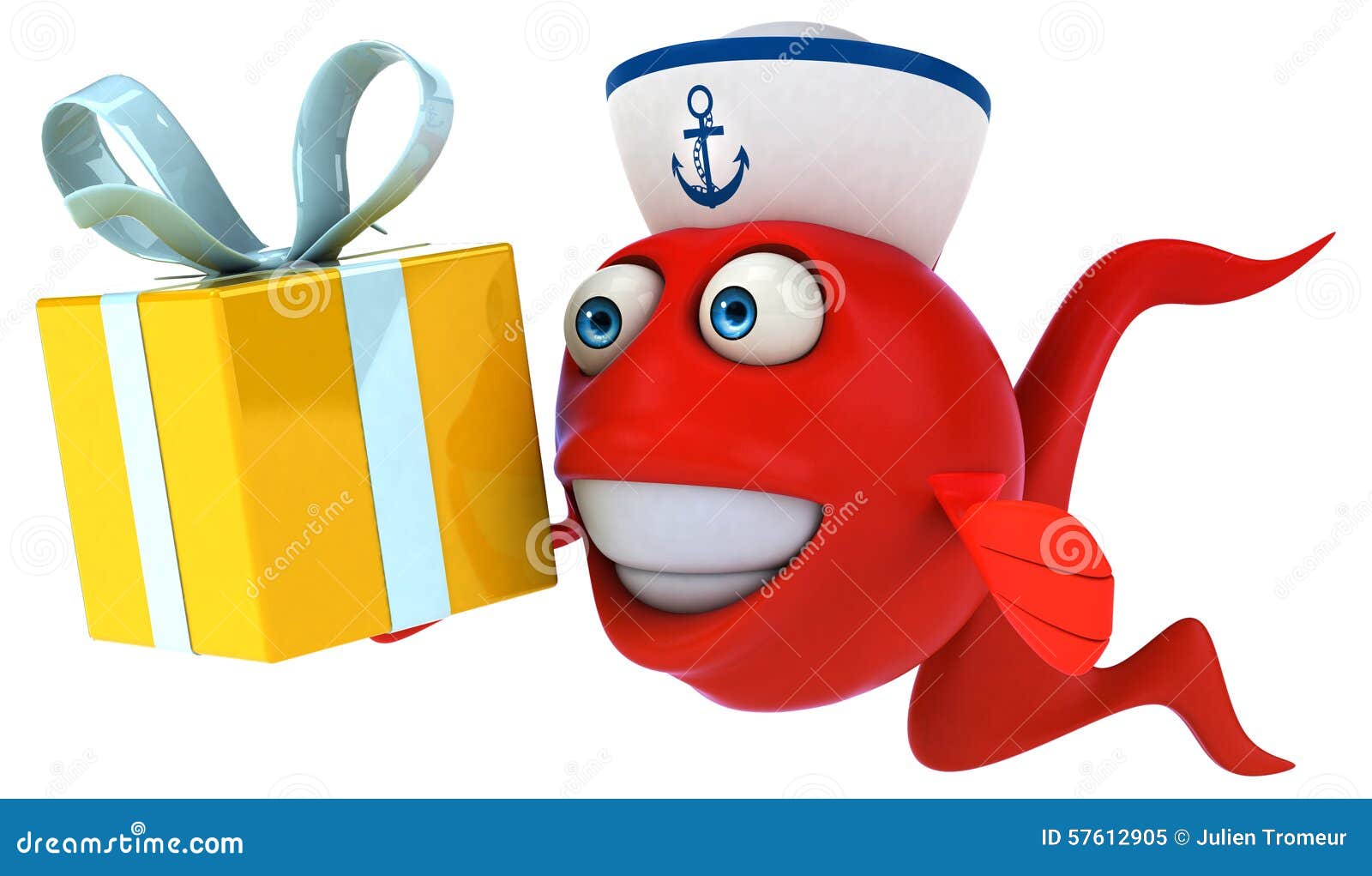 Fun fish stock illustration. Illustration of brittany - 57612905