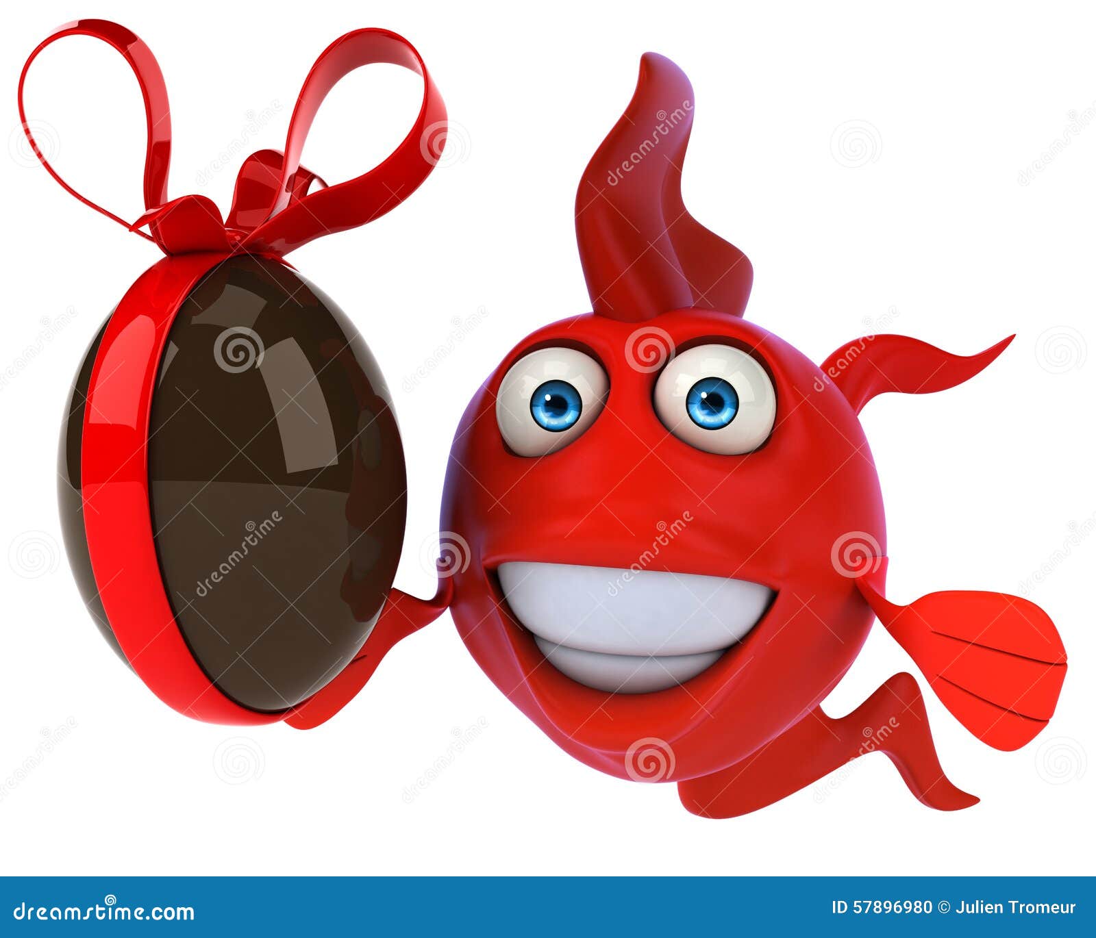 Fun fish stock illustration. Illustration of underwater - 57896980