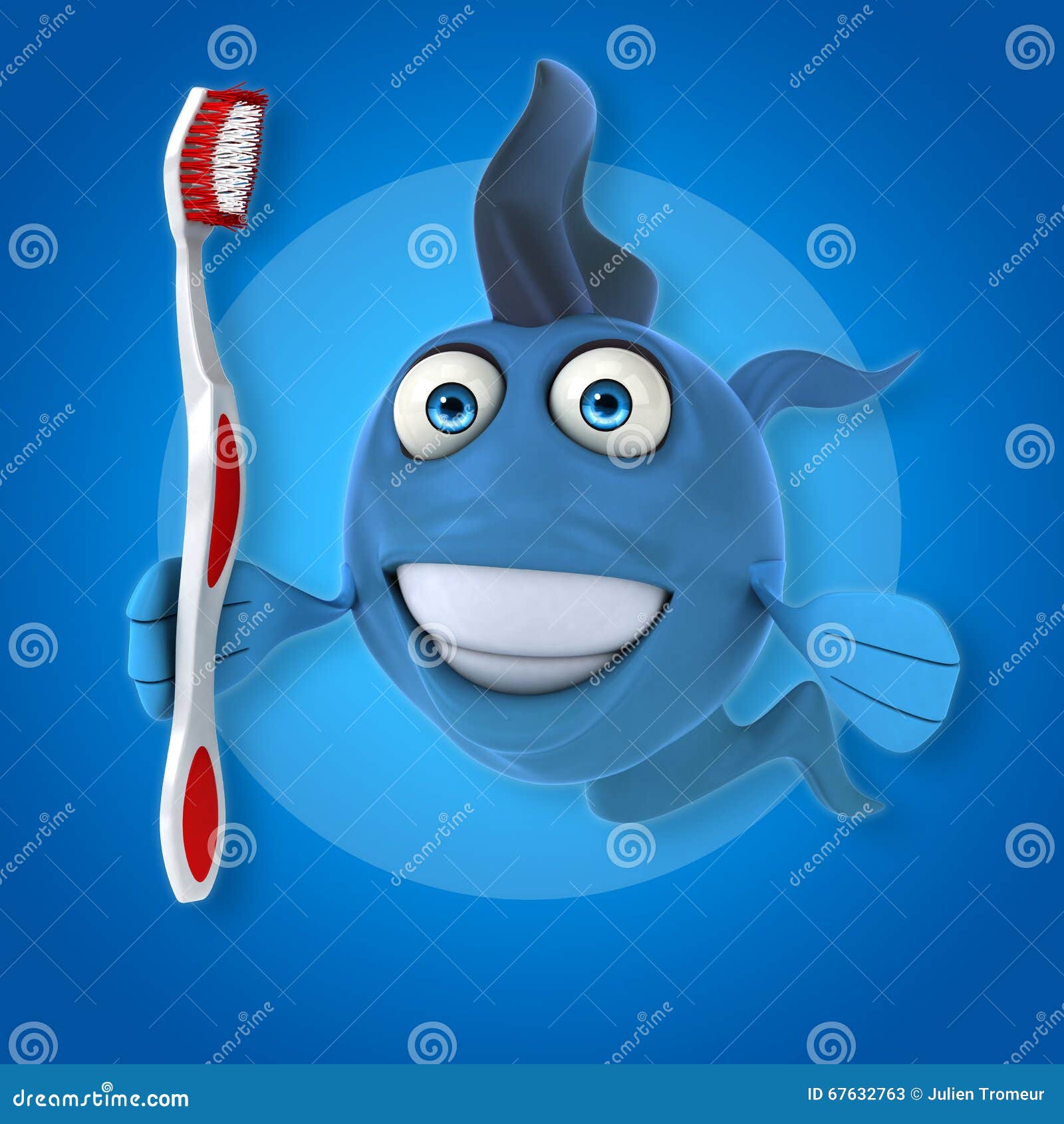 Fun fish stock illustration. Illustration of isolated - 67632763