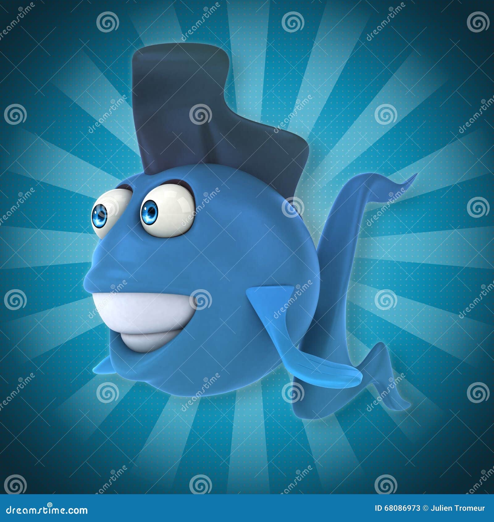 Fun fish stock illustration. Illustration of aquarium - 68086973