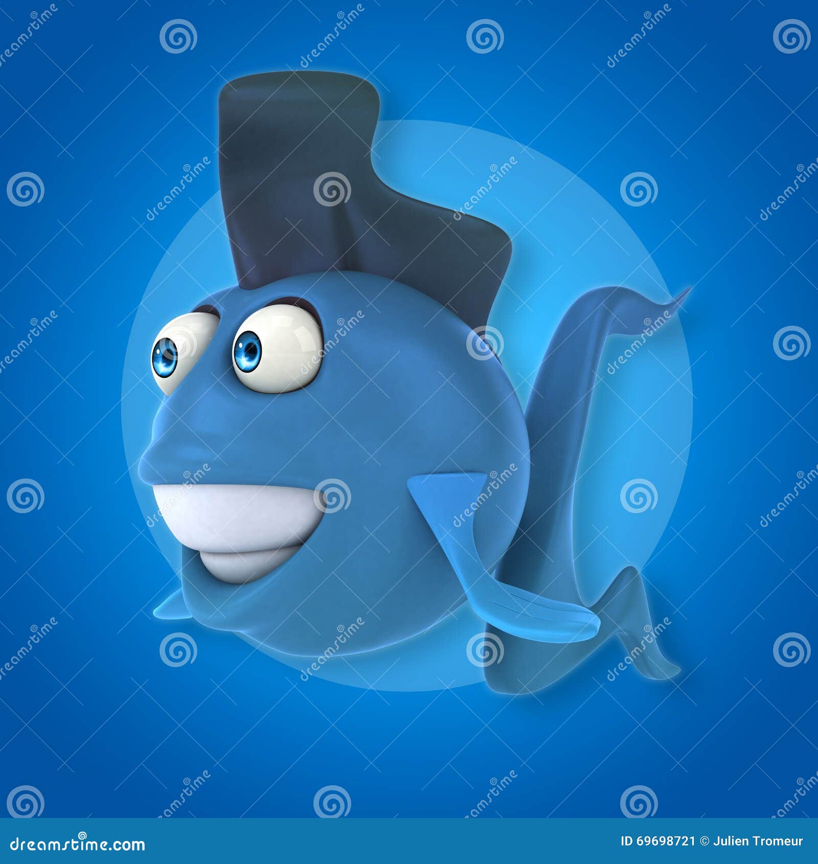 Fun fish stock illustration. Illustration of sushi, clipart - 69698721
