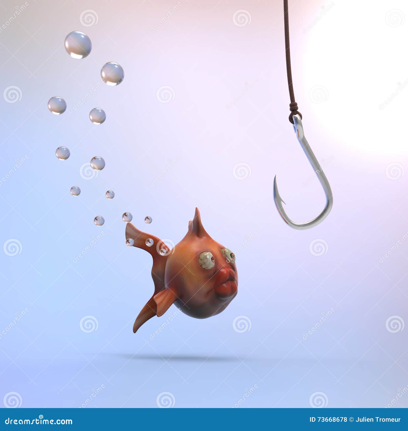 Fun fish stock illustration. Illustration of goldfish - 73668678