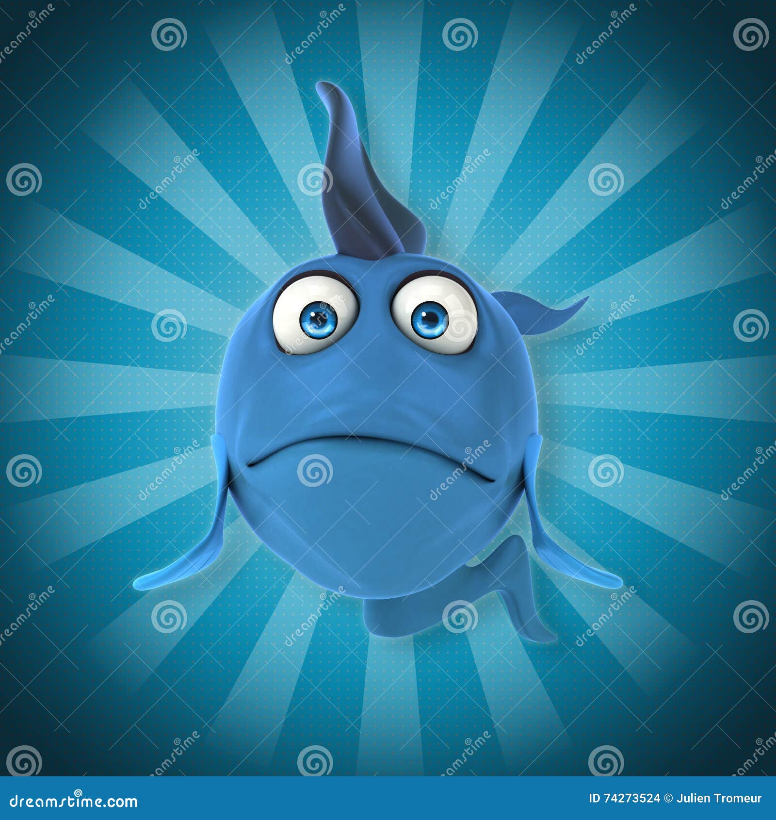 Fun fish stock illustration. Illustration of aquarium - 74273524