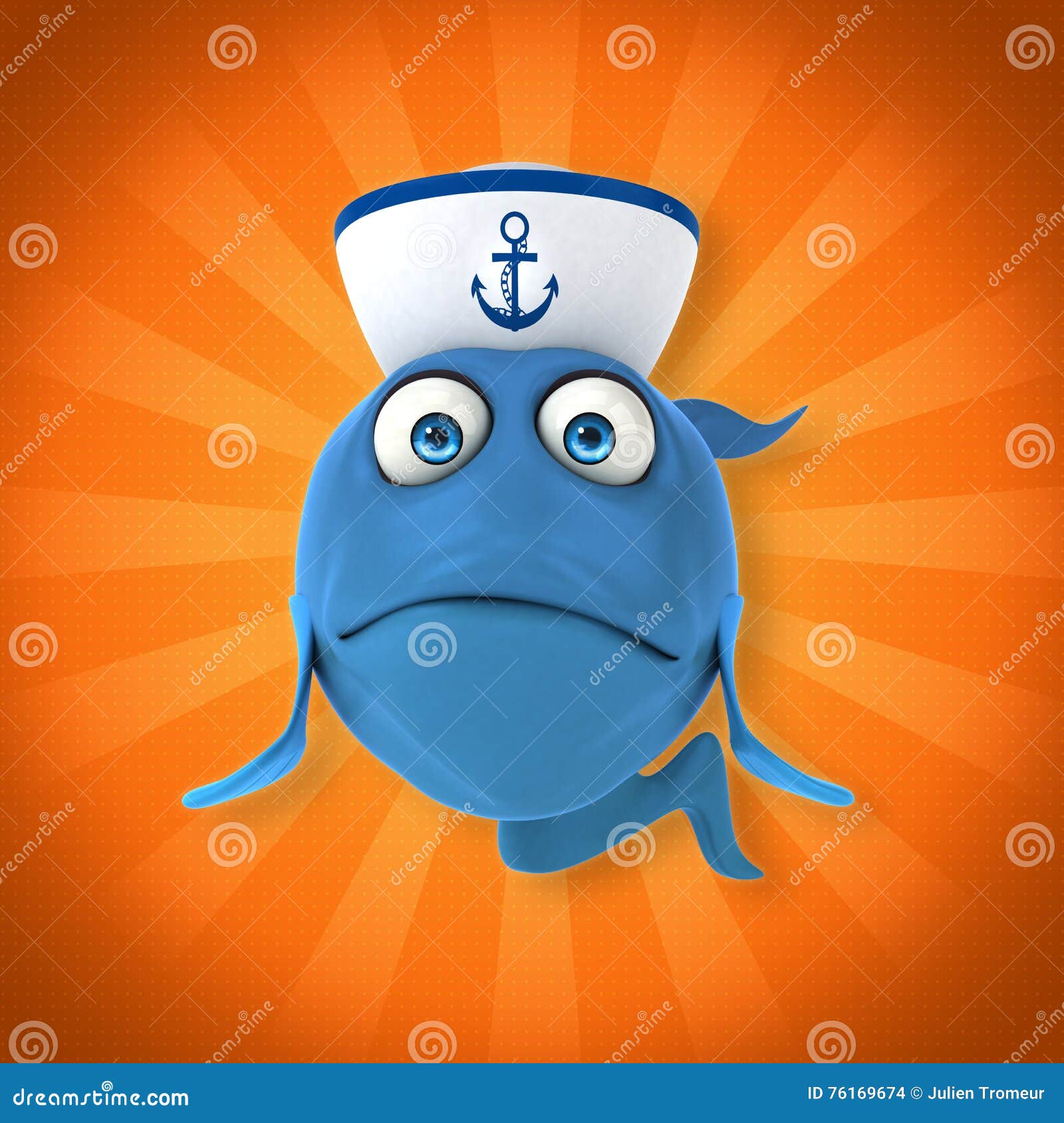 Fun fish stock illustration. Illustration of aquarium - 76169674