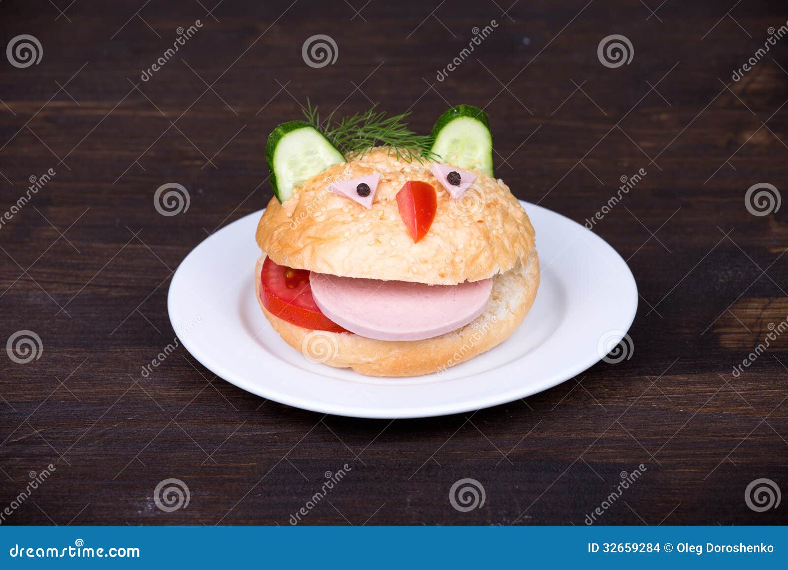 Fun food for kids stock photo. Image of eating, children - 32659284