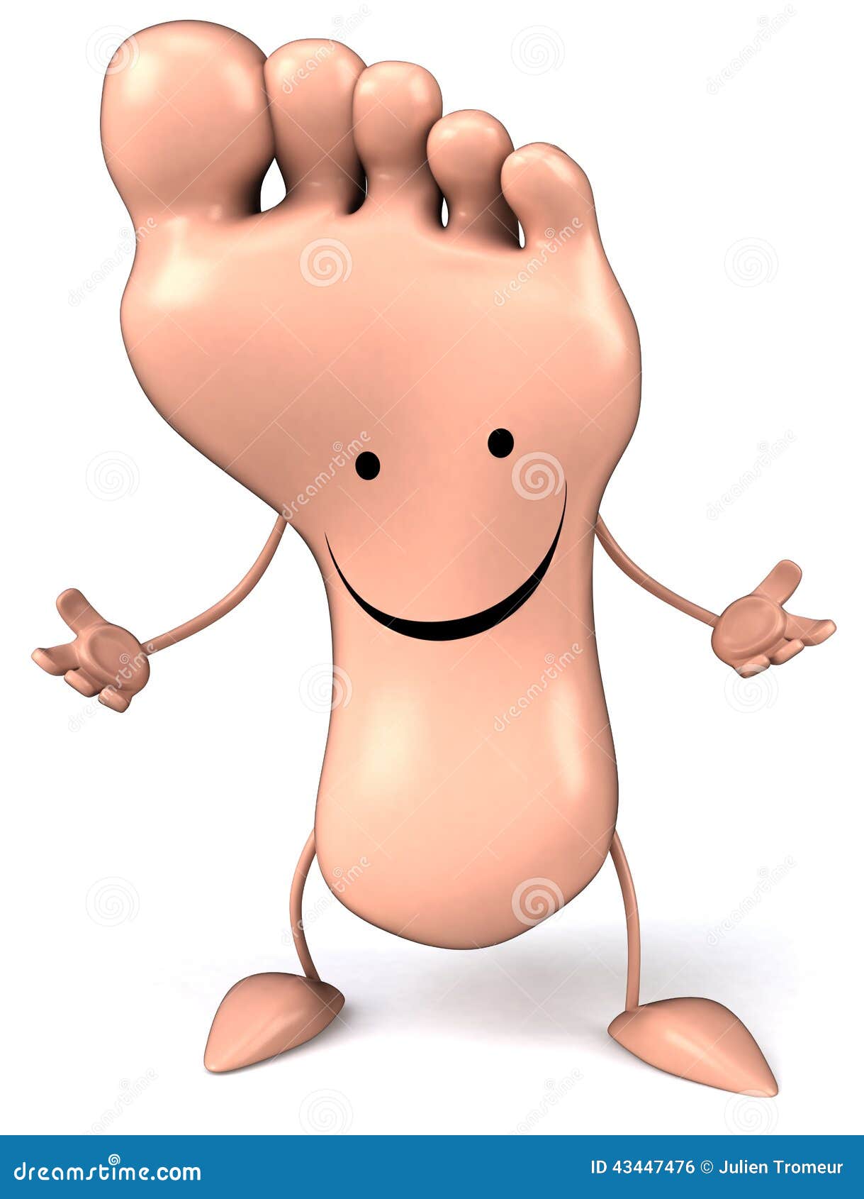 Fun foot stock illustration. Illustration of pure, foot - 43447476