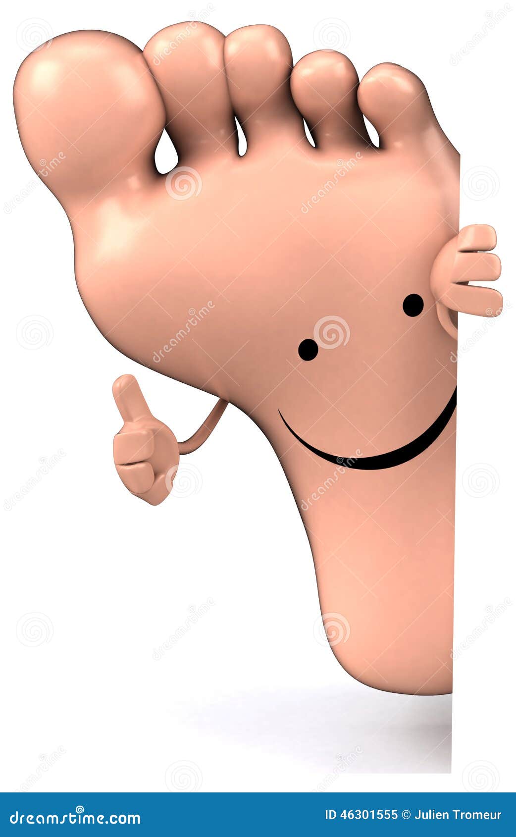 Fun foot stock illustration. Illustration of footcare - 46301555