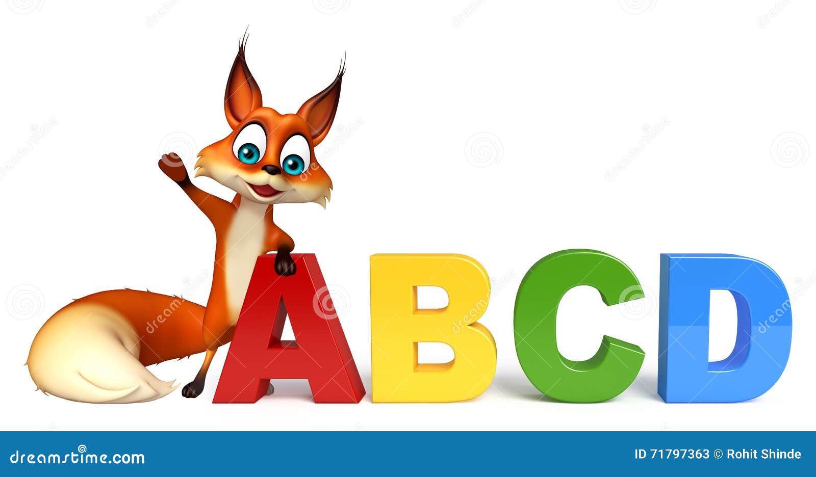 Cartoon ABCD Letters Theme 1 Vector Illustration | CartoonDealer.com ...