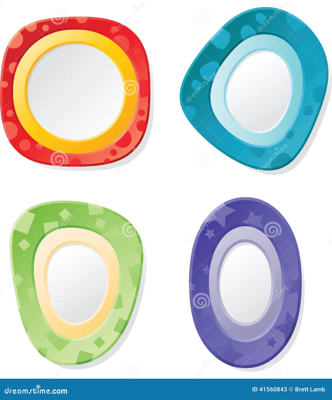 Fun Frames stock illustration. Illustration of wood, design - 41560843