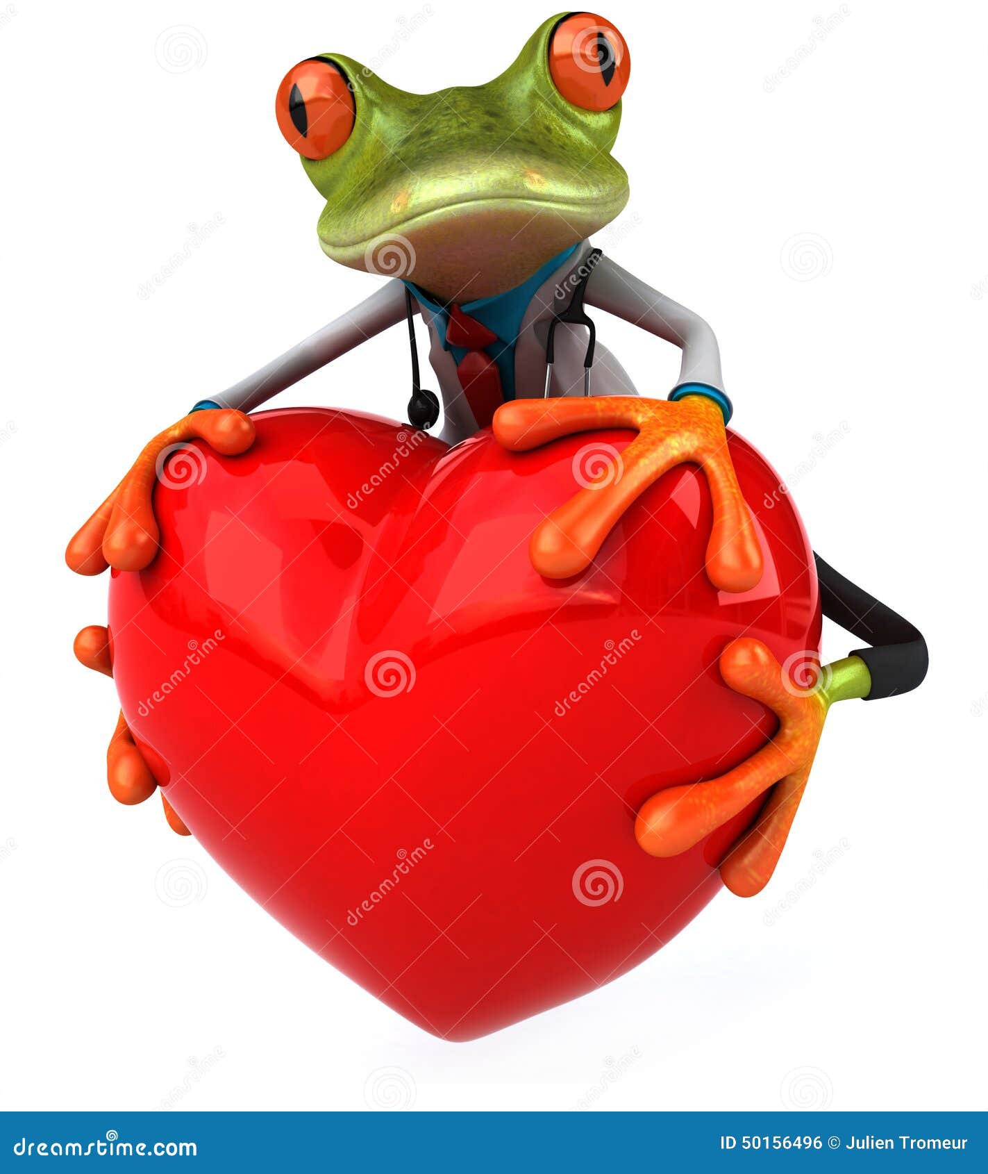 Fun frog stock illustration. Illustration of stethoscope - 50156496