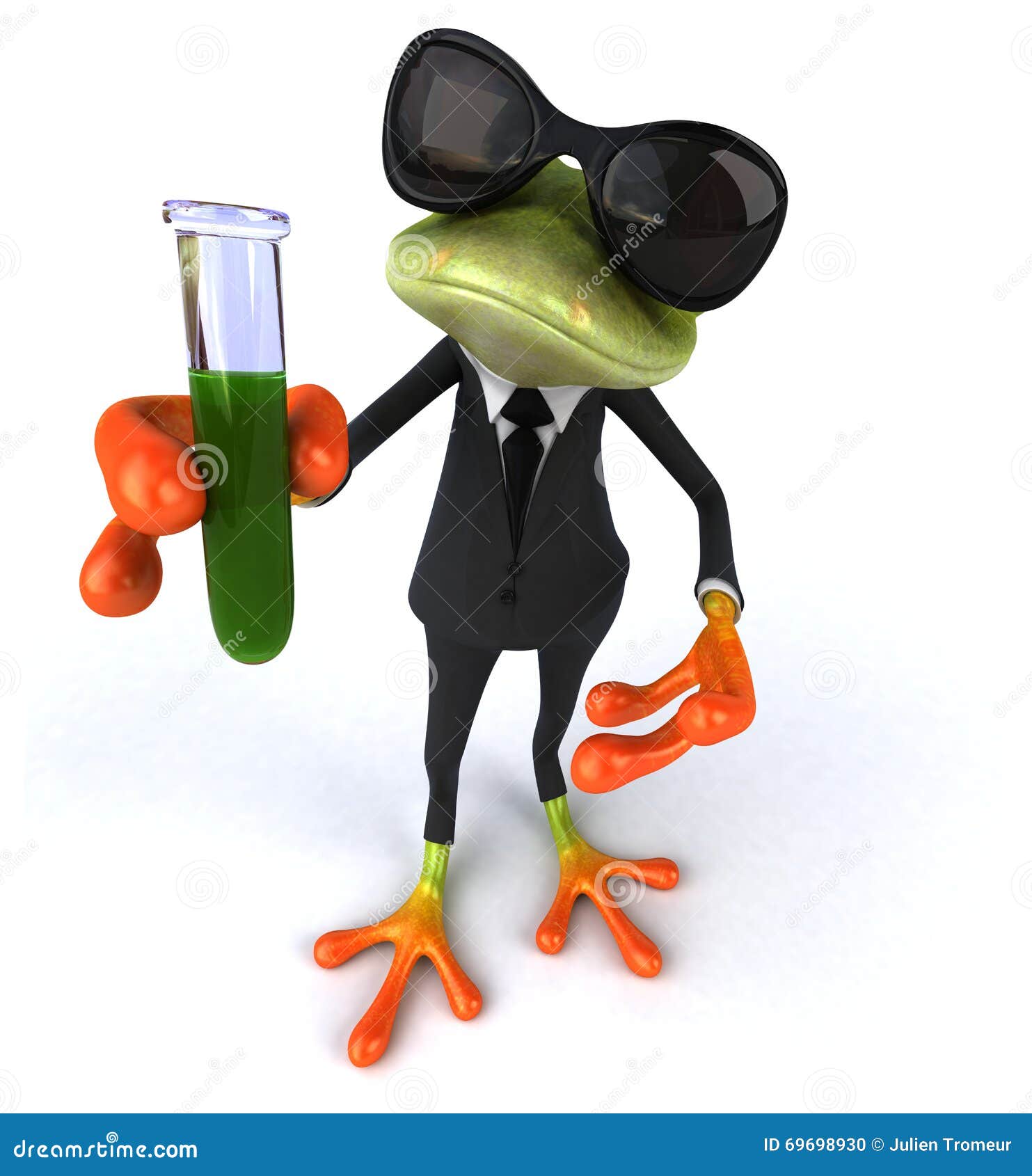 Fun frog stock illustration. Illustration of sticky, toes - 69698930
