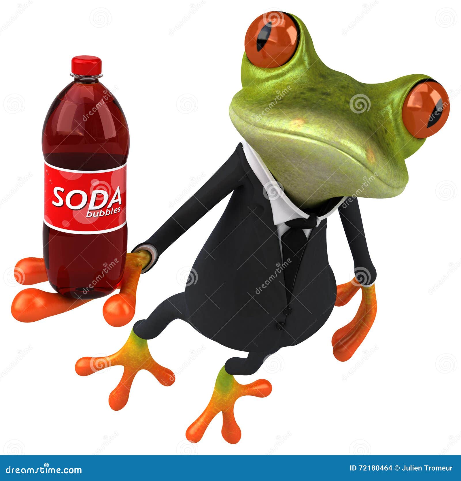 Fun frog stock illustration. Illustration of sugar, soda - 72180464