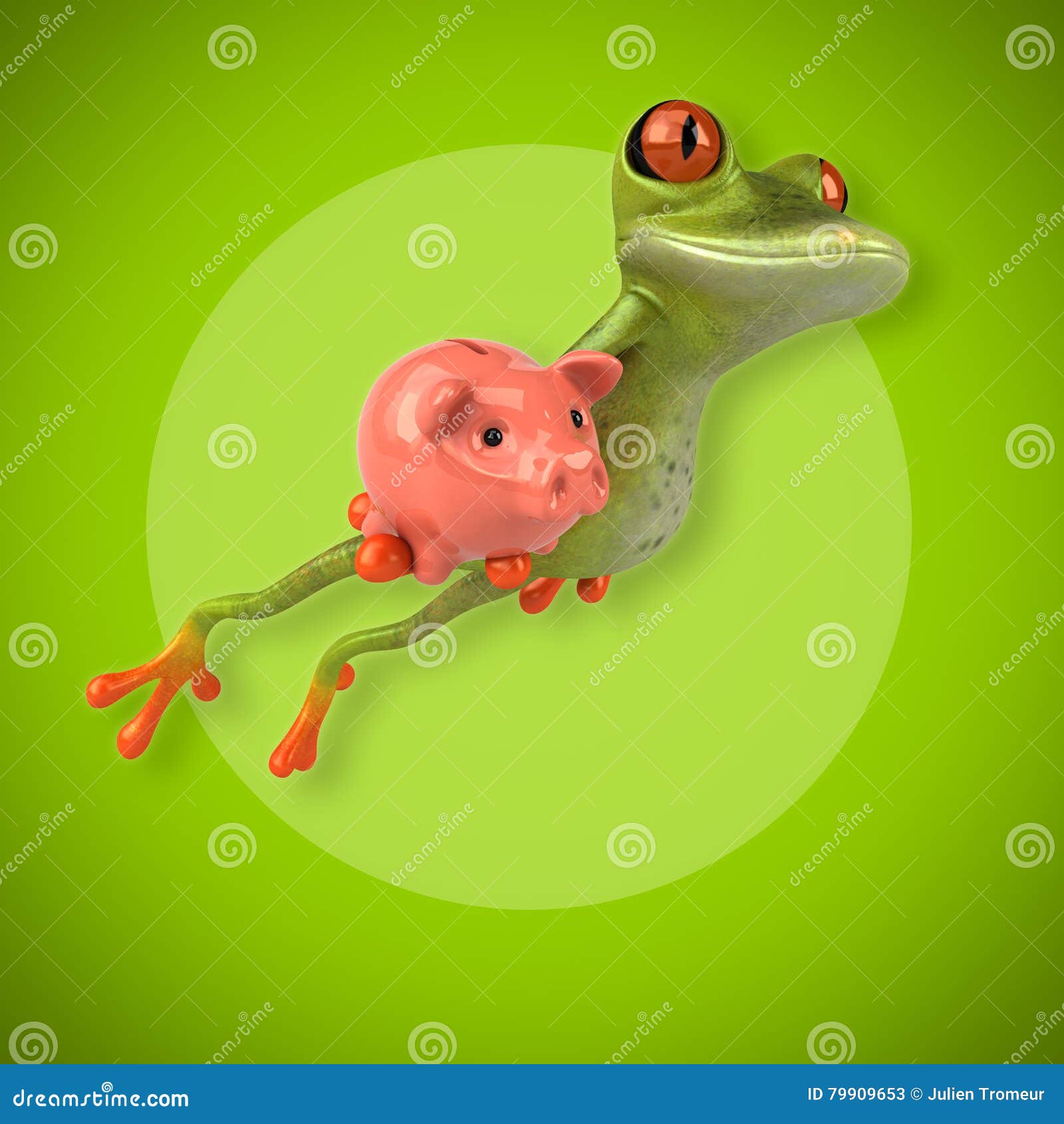 Fun frog stock illustration. Illustration of green, slimy - 79909653