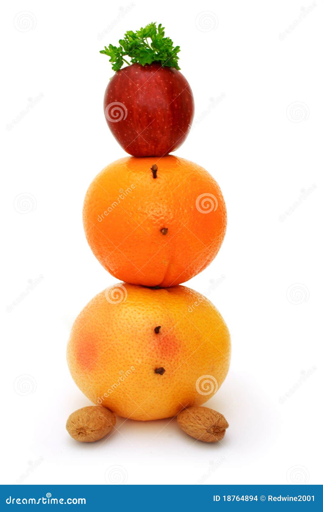 Fun fruitman stock photo. Image of sweet, vegetarian - 18764894