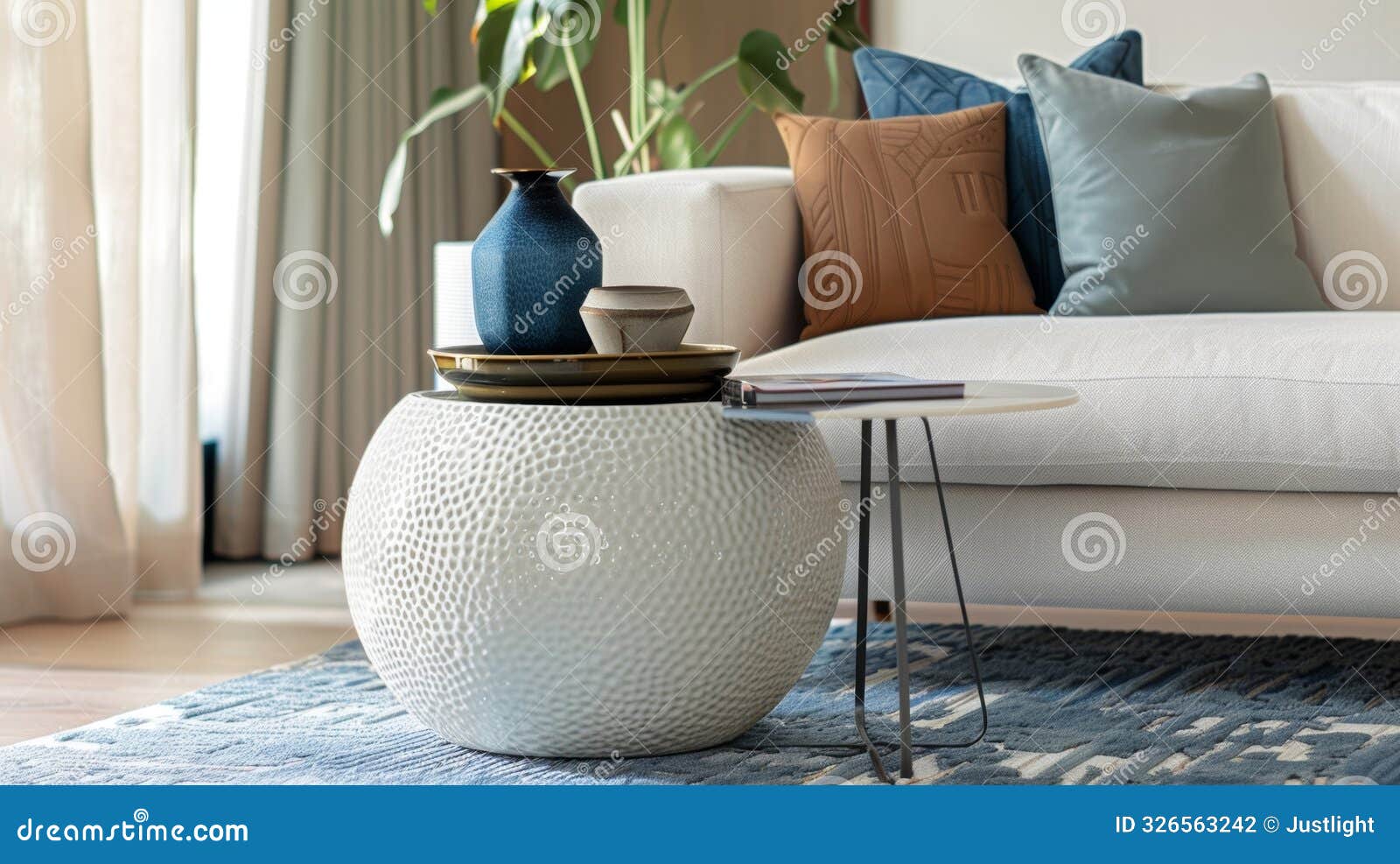 A Fun and Functional Bubble Side Table with a Squishy Texture and a ...