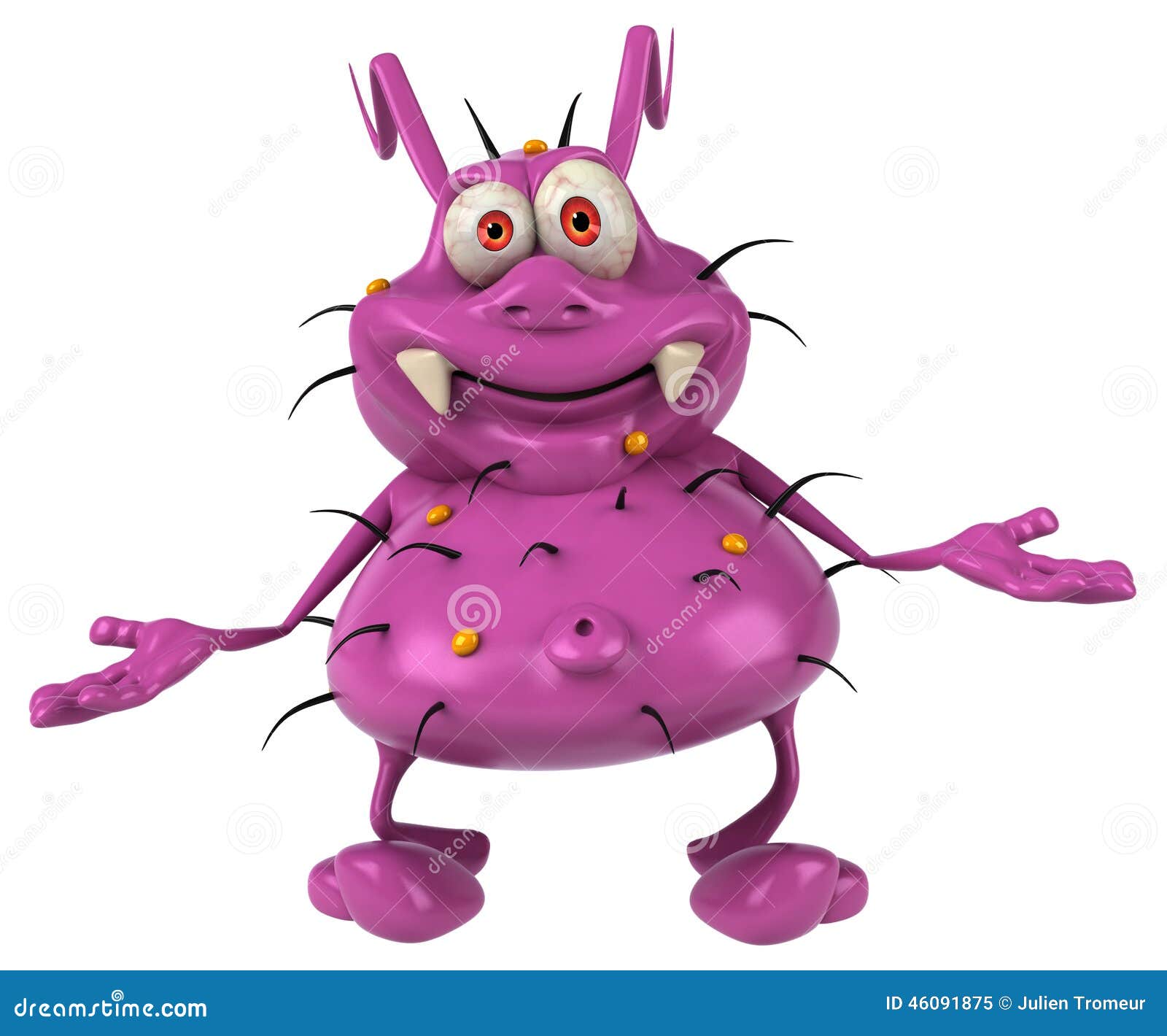 Fun germ stock illustration. Illustration of bacteria - 46091875