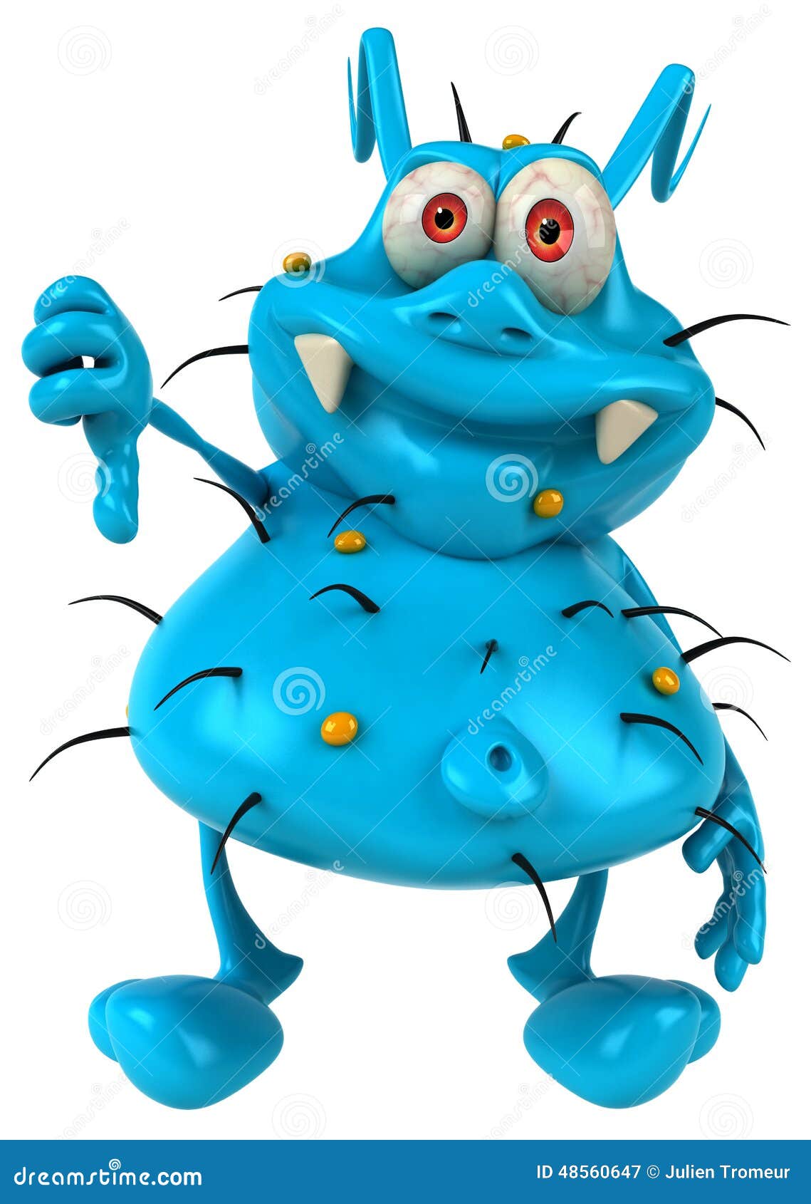 Fun germ stock illustration. Illustration of graphics - 48560647